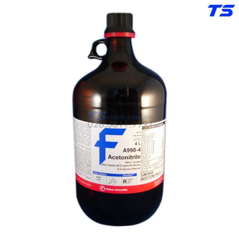 #1 Bán Hóa chất Acetonitrile HPLC - C2H3N - 4L - Fisher - A998-4 giá rẻ ...