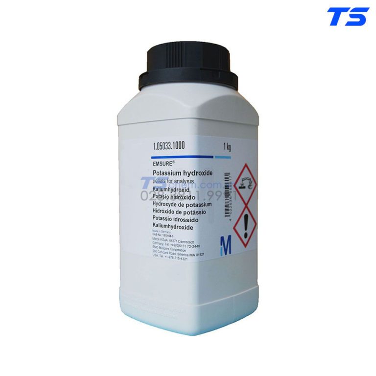 Bán Hóa chất Potassium Hydroxide - KOH - 105033 - Merck giá rẻ ở hcm
