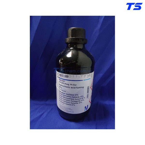 Hóa chất Hydrochloric Acid Fuming 37% - 1L - 100317 - Merck Chính Hãng