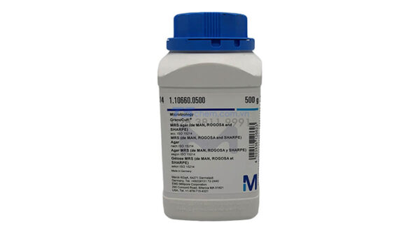 Môi trường vi sinh MRS agar (500G) - Merck - 1106600500 Chính Hãng
